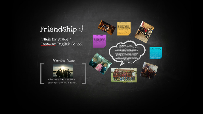 FRIENDSHIP PROJECT by Jana Abdelfattah on Prezi
