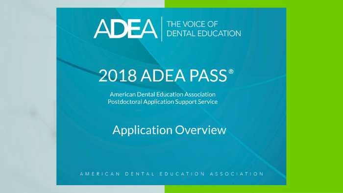 2018 ADEA PASS by Emily Rhineberger on Prezi