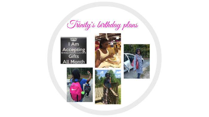 Trinity's birthday plans by trinity stokes on Prezi
