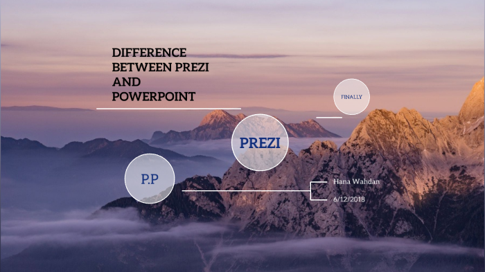 DIFFERENCE BETWEEN PREZI AND POWERPOINT by Hana Wahdan on Prezi