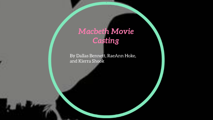 Macbeth Cast by kierra shook on Prezi