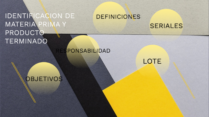 IDENTIFICACION DE MATERIA PRIMA Y PRODUCTO TERMINADO by jhon bairon ...