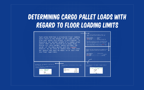 Determining Cargo Pallet Loads with Regard to Floor Loading by reslie ...