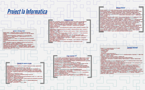 Proiect la informatica by Ludmila Musteata on Prezi