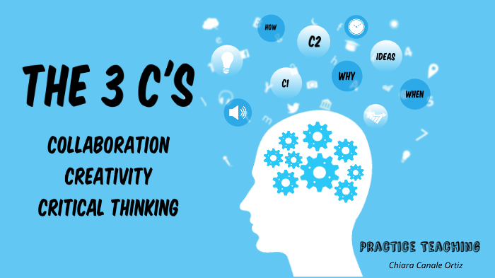 The 3 C's-Collaboration,Creativity and Critical Thinking by Chiara ...