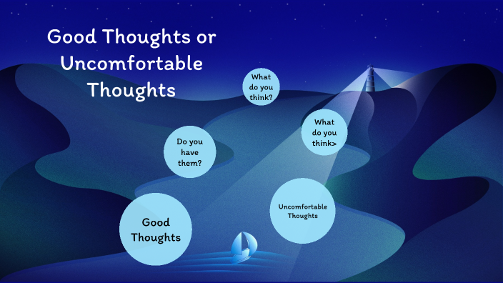 Good Thoughts vs. Uncomfortable Thoughts by Courtney Wolfe on Prezi