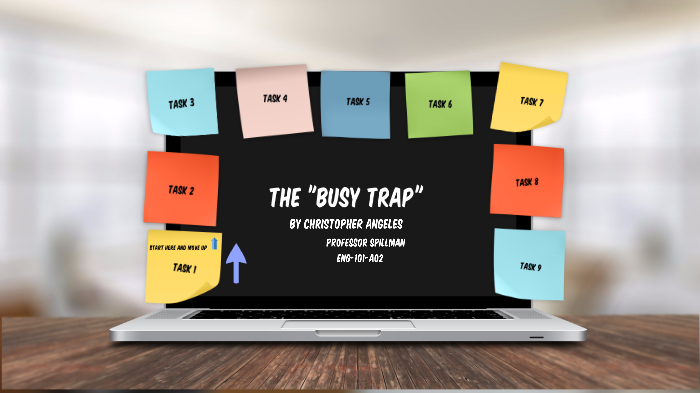 The "Busy Trap" by Chris Angeles on Prezi