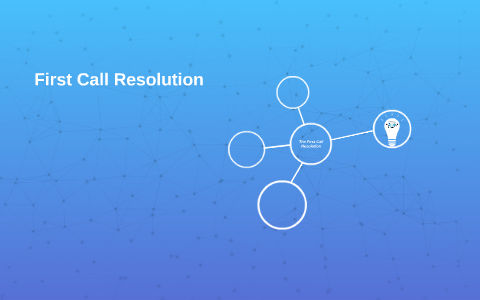 First Call Resolution by