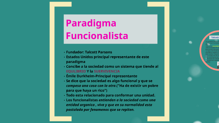 Paradigma Funcionalista by solperez samo on Prezi