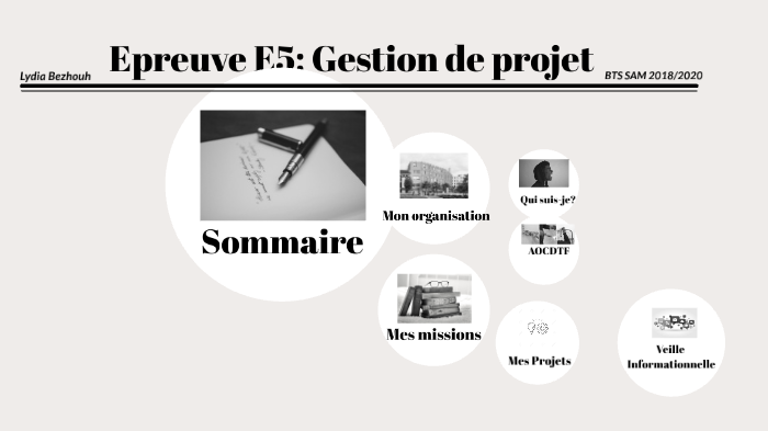 Epreuve E5 by lydia bezhouh on Prezi