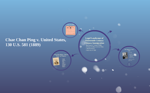 Chae Chan Ping v. United States, 130 U.S. 581 (1889) by on Prezi