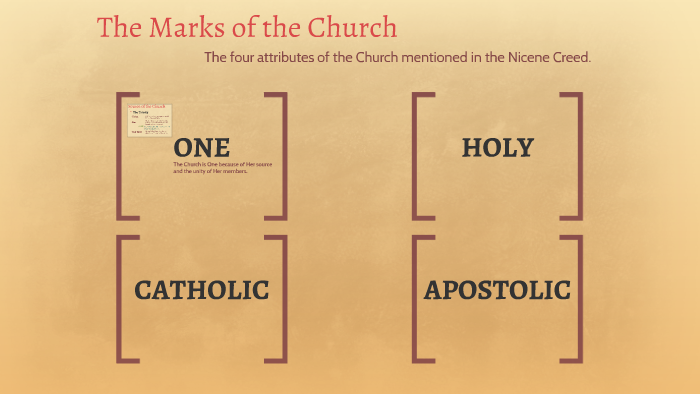 The Marks of the Church by Kathy McEldowney on Prezi