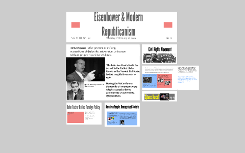 Eisenhower & Modern Republicanism by Ralph Ralph on Prezi