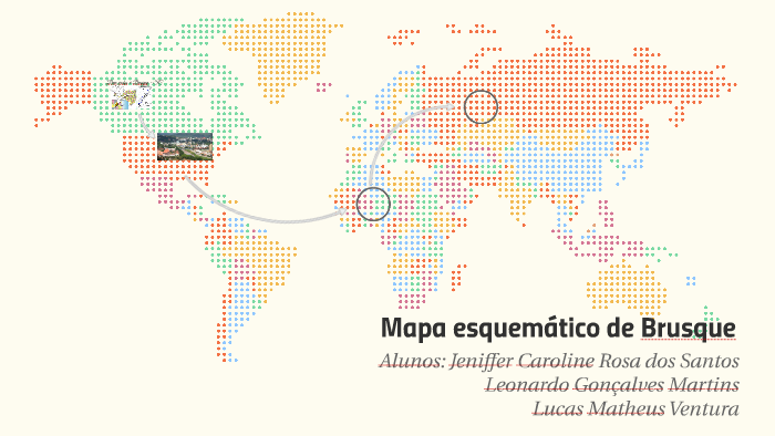 Mapa esquemático de Brusque by Marcela Casagrande on Prezi