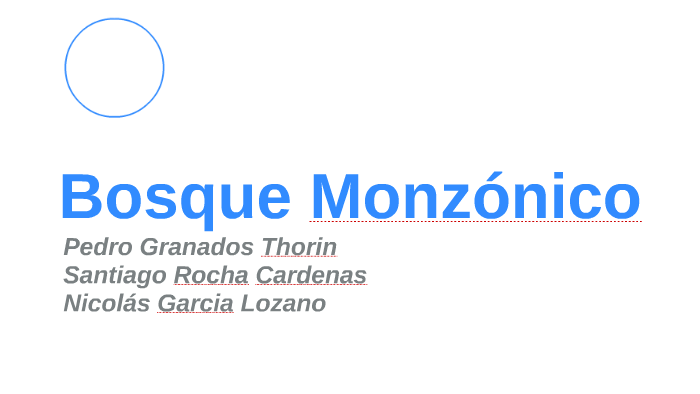 Bosque Monzónico by Pedro Thorin on Prezi