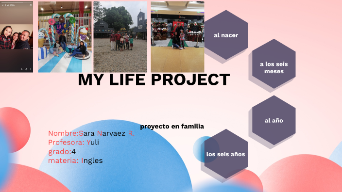 MY LIFE PROJECT by sara Narvaez Romero on Prezi