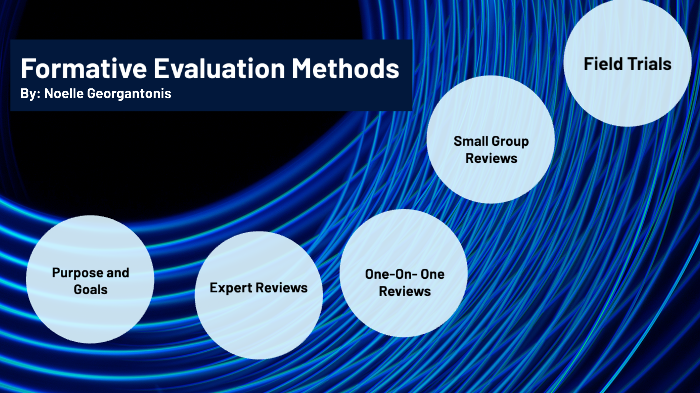 Formative Evaluation Methods by Noelle Georgantonis on Prezi