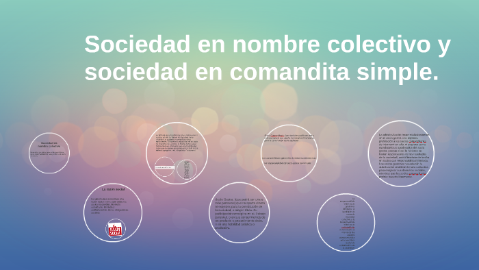 sociedad en nombre colectivo y sociedad en comandita simple. by Mario Antonio Paez Martinez on Prezi