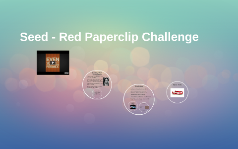 The Red Paperclip Challenge by Elliot Roth on Prezi
