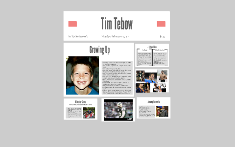 Tim Tebow by Taylor Roelofs Roelofs on Prezi