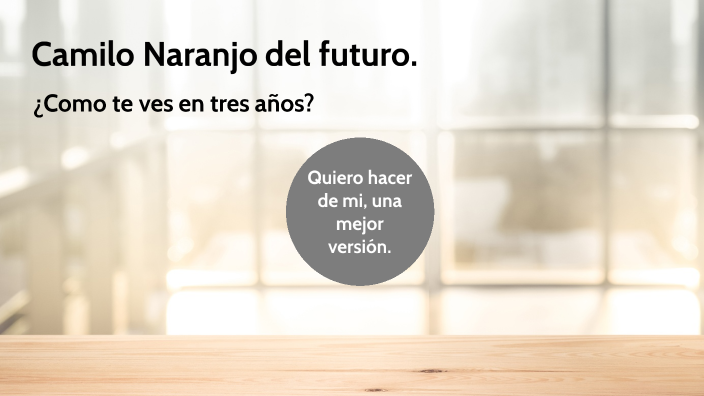 Camilo Naranjo del futuro. by on Prezi