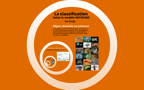 Classification selon le RECOFaGE by Mark Reyes on Prezi
