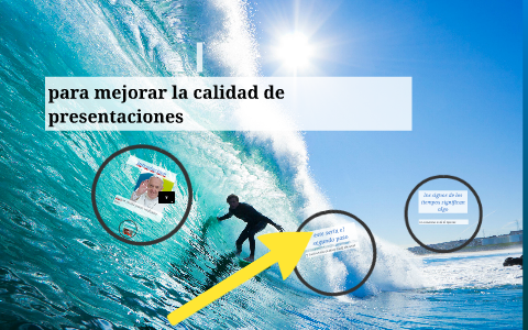 para mejorar la calidad de presentaciones by on Prezi