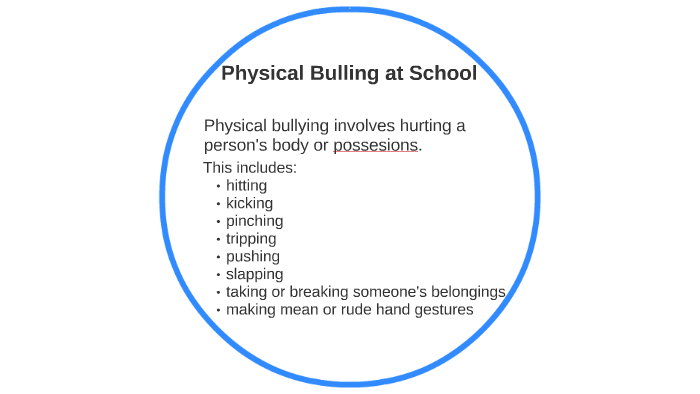 What is Physical Bullying? by Ana Cantu on Prezi