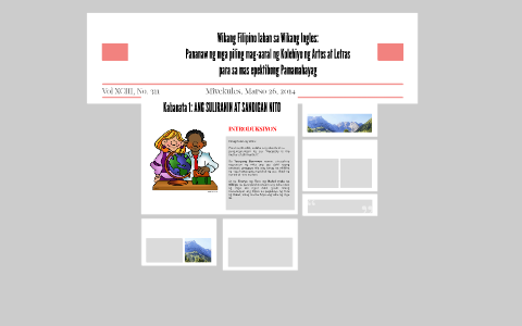 Wikang Filipino laban sa Wikang Ingles: by Patricia Alvaro on Prezi