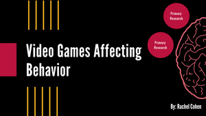video game behavior by Rachel Cohen on Prezi Design