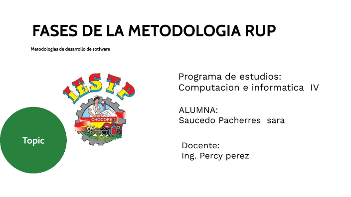 FASES DE LA METODOLOGIA RUP by Sara Saucedo on Prezi