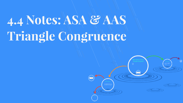 4.4 Notes: ASA & AAS Triangle Congruence by Jackie Armich on Prezi