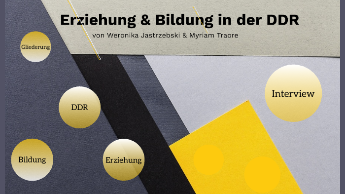 DDR-Erziehung & Bildung by Weronika Jastrzebski on Prezi