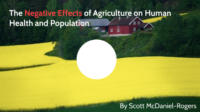 The Negative Effects of Agriculture on Human Health and Population by ...