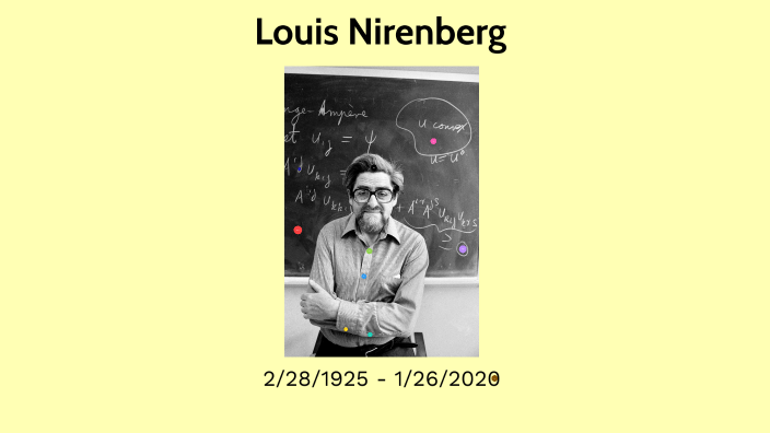 Louis Nirenberg by S H on Prezi