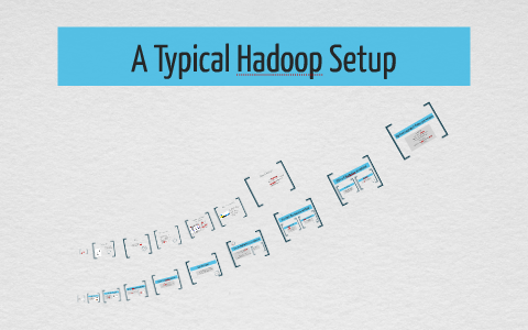 A Typical Hadoop Setup by Alex McLintock