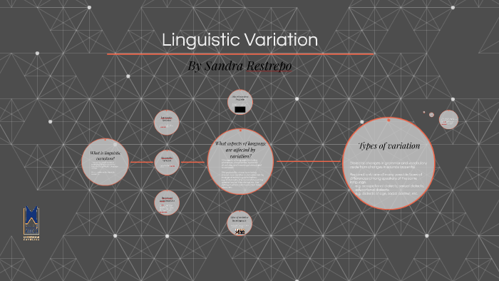 Linguistic Variation by Sandra Restrepo