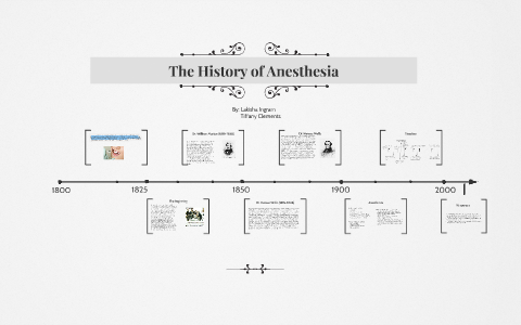 The History of Anesthesia by Tiffany Clements on Prezi