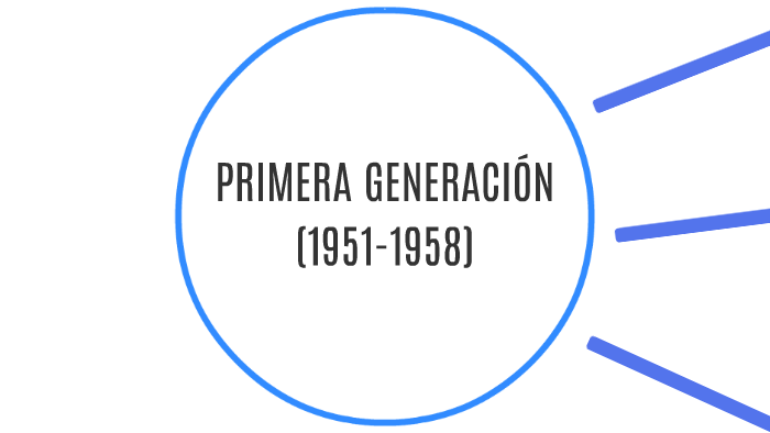 PRIMERA GENERACIÓN (1951-1958) by paul miguel torres on Prezi