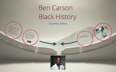 Ben Carson Project By: Joshua Gibson by Precious Green on Prezi