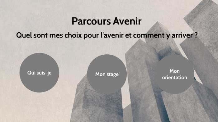 diapo parcours avenir Théo Vincifore by Théo Vincifore on Prezi