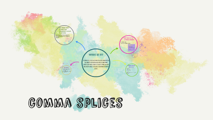 comma splices by natalie valerio