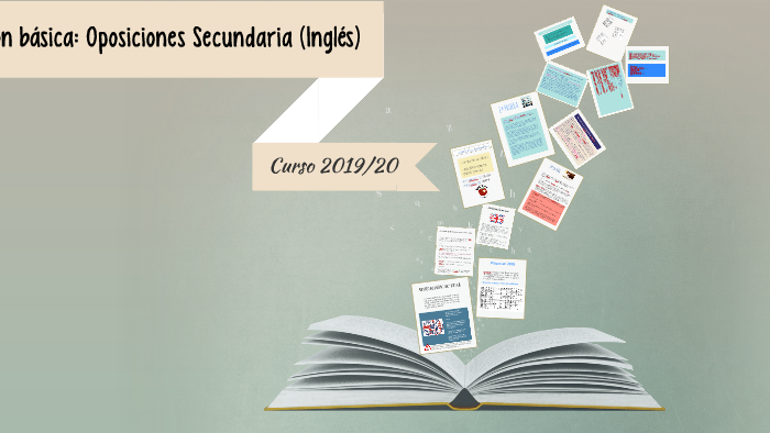 Información básica oposiciones inglés secundaria by Isabel Profe Inglés ...