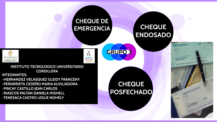 CHEQUE DE EMERGENCIA by Maria PC on Prezi