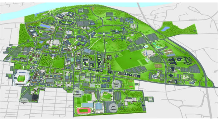 Campus Map by Megan Whitten on Prezi