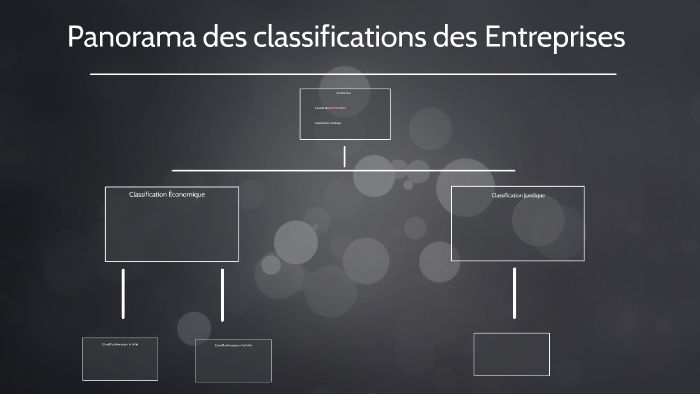 Panorama des classifications des Entreprises by Thomas Aonzo
