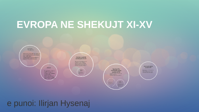 EVROPA NE SHEKUJT XI-XV by Ilirjan hysenaj on Prezi