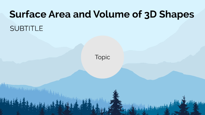 Surface Area and Volume for 3D Shapes by Olivia Glisson on Prezi