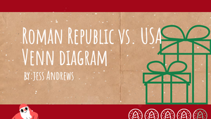 Roman Republic vs. USA Venn diagram by Jess Andrews on Prezi Design