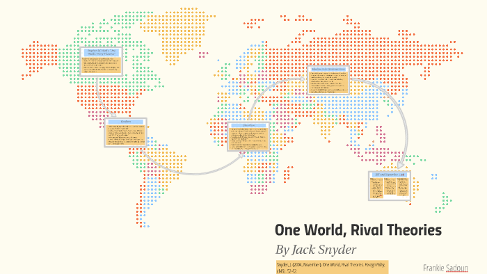 One World, Rival Theories by Frankie Sadoun on Prezi